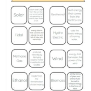 Environmental Science Middle High School EDITABLE Renewable ...