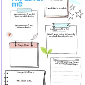 All About Me First Day of Class Teacher Activity, Getting to Know You ...