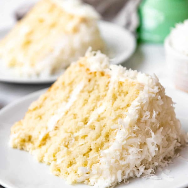 Recipe for Homemade Coconut Cake - Etsy
