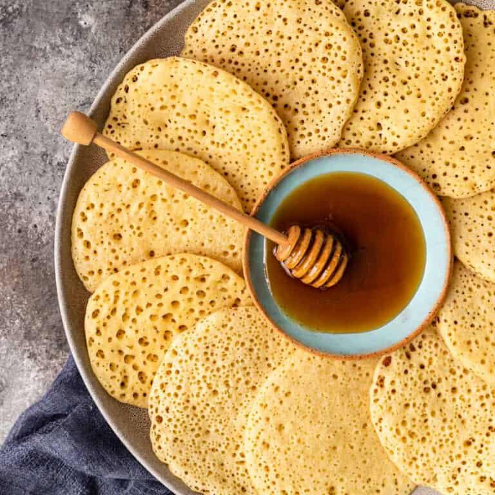 Fluffy Moroccan Baghrir – Thousand Hole Pancakes - Etsy