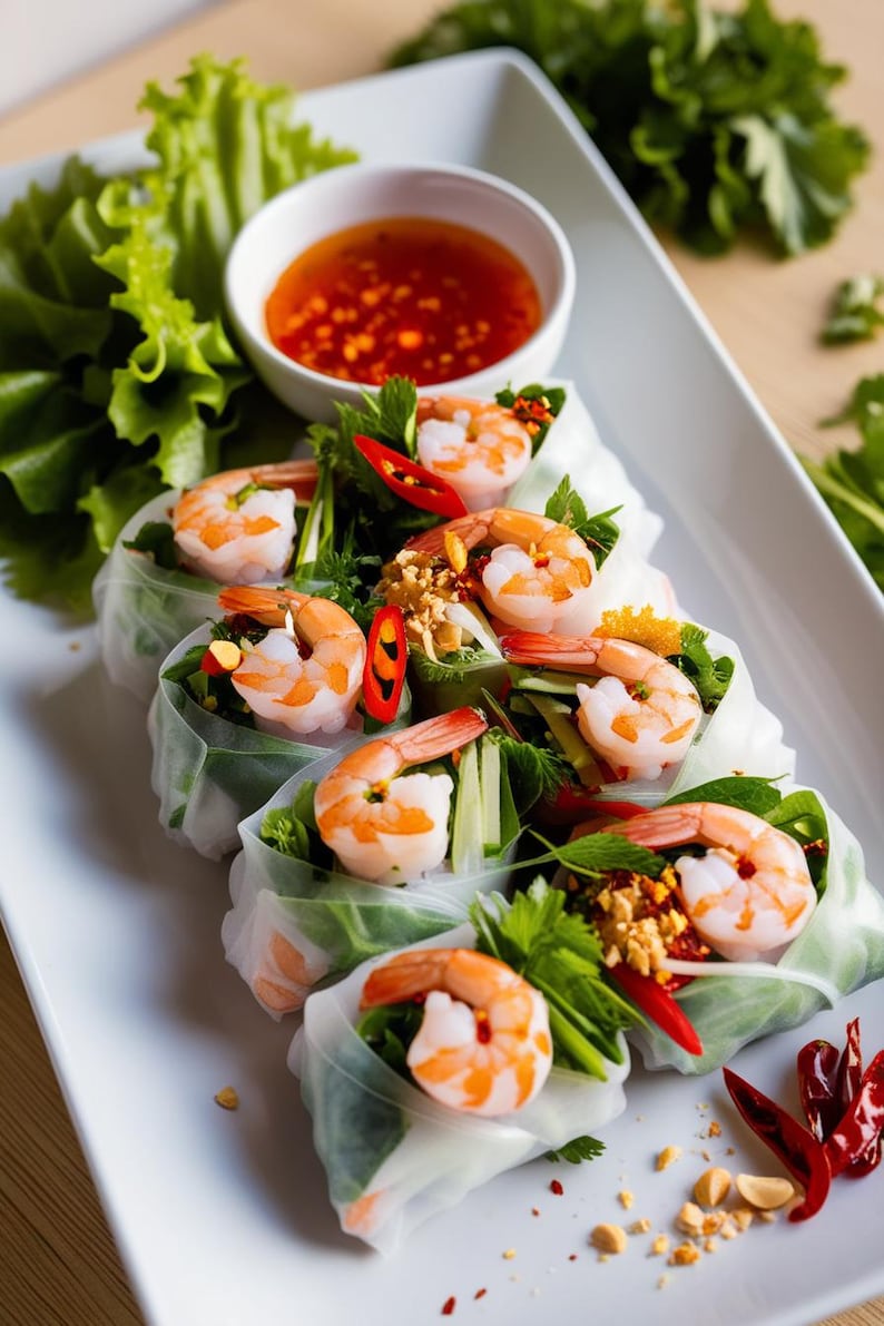 Fresh Vietnamese Spring Rolls Recipe | Light, Healthy & Delicious ...