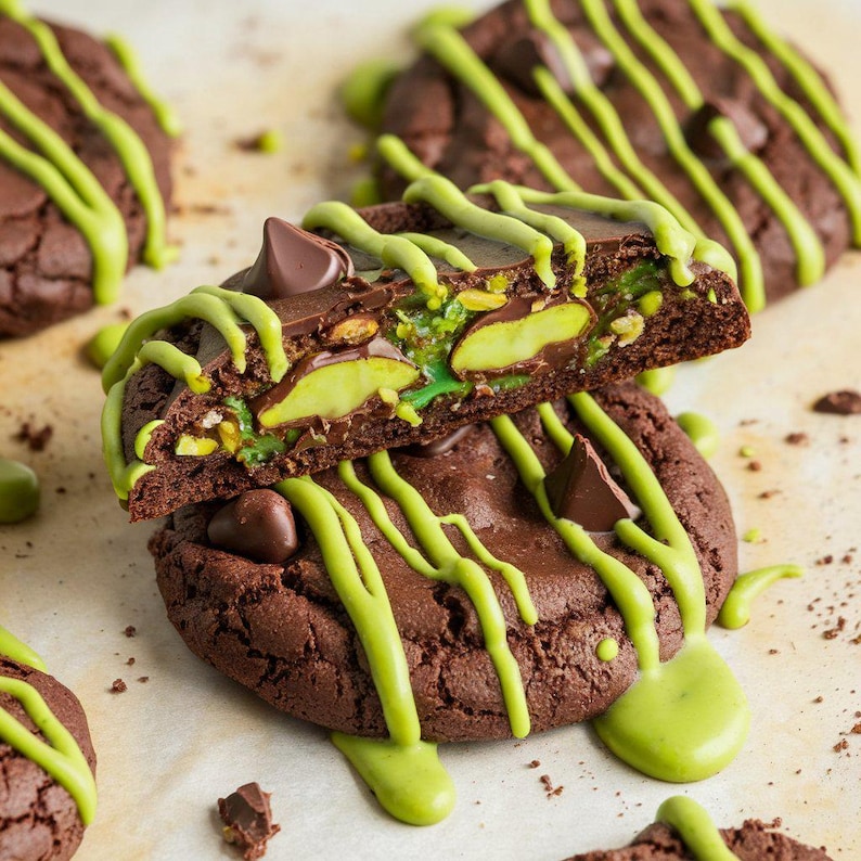 VIRAL Dubai Chocolate Bar Pistachio Cookies | Digital Download - Etsy