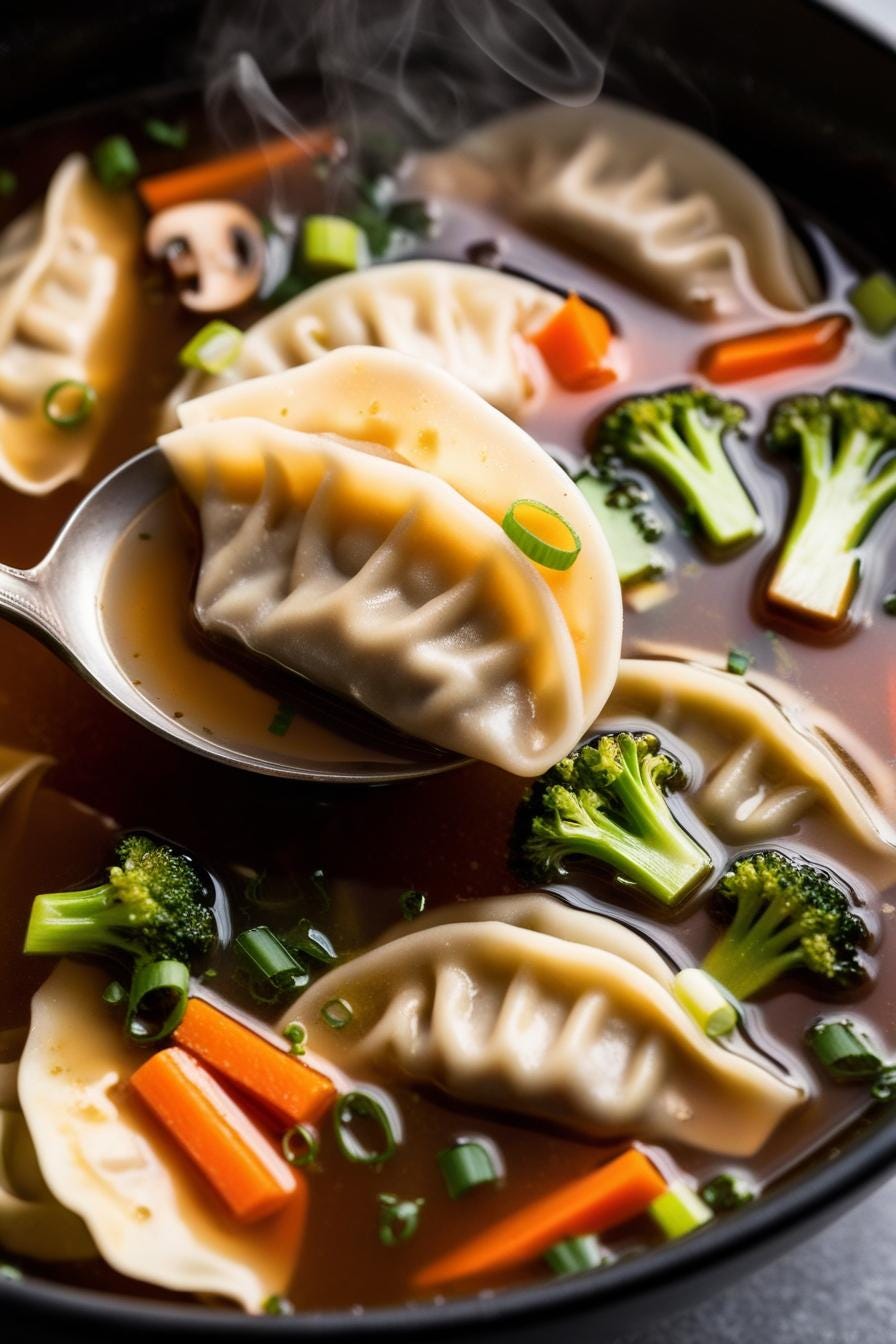 Easy Potsticker Soup – A Cozy, Flavorful Meal in Minutes! - Etsy