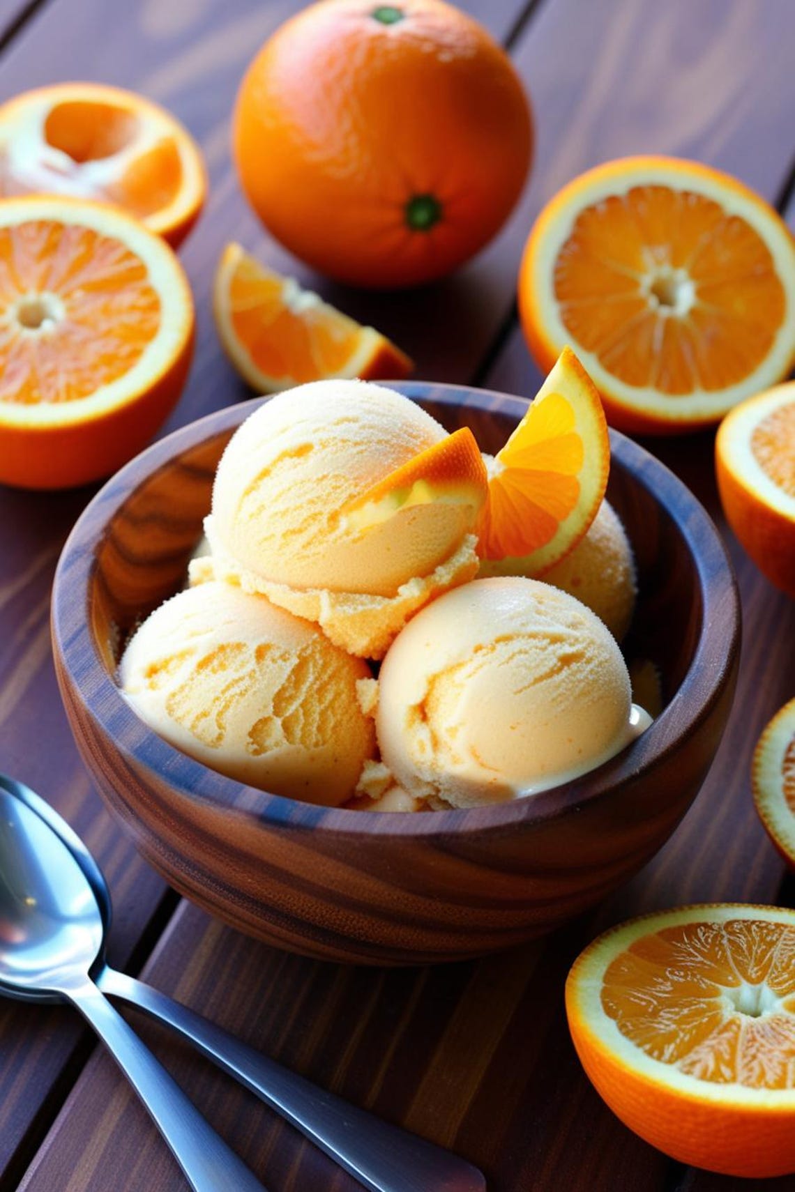 Creamy Orange Ice Cream Recipe | Homemade Treat | Digital Download - Etsy