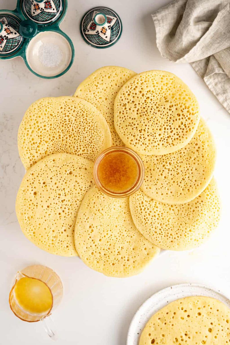 Fluffy Moroccan Baghrir – Thousand Hole Pancakes - Etsy