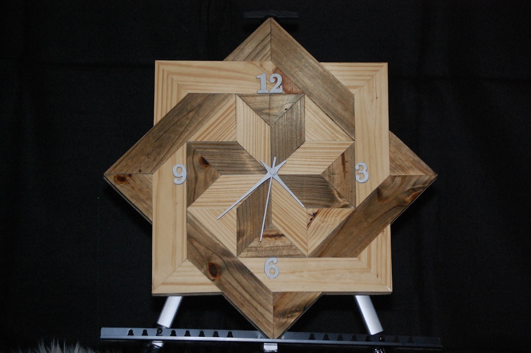 Geometric Wall Art/clock. - Etsy