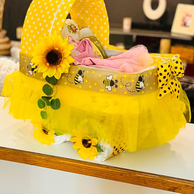 Diaper Cake Bassinet - Etsy