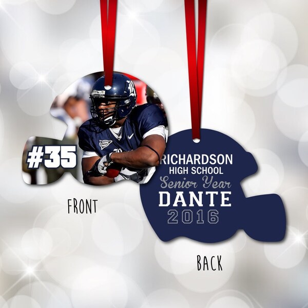 Football Ornament - Etsy