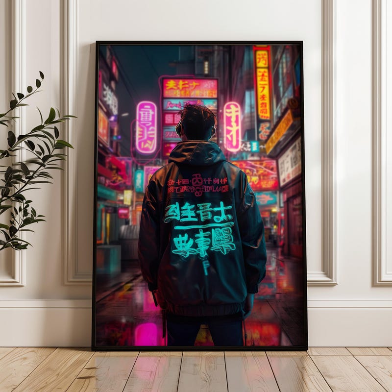 Cyberpunk Wall Art - Etsy