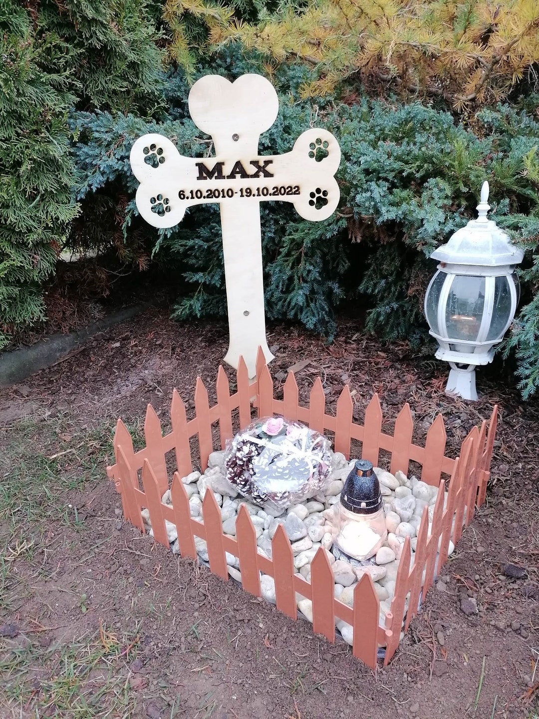 Gravestone Cross for Dog Made of Plywood (laser Cut File) - Etsy