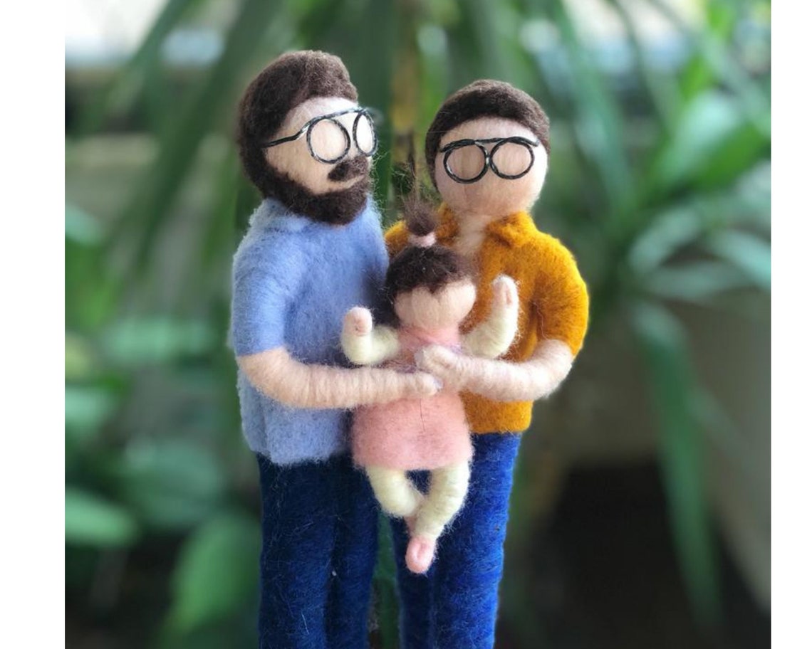 Felt Needlepoint Personalized Gift,personalized Anniversary Gift,felt ...