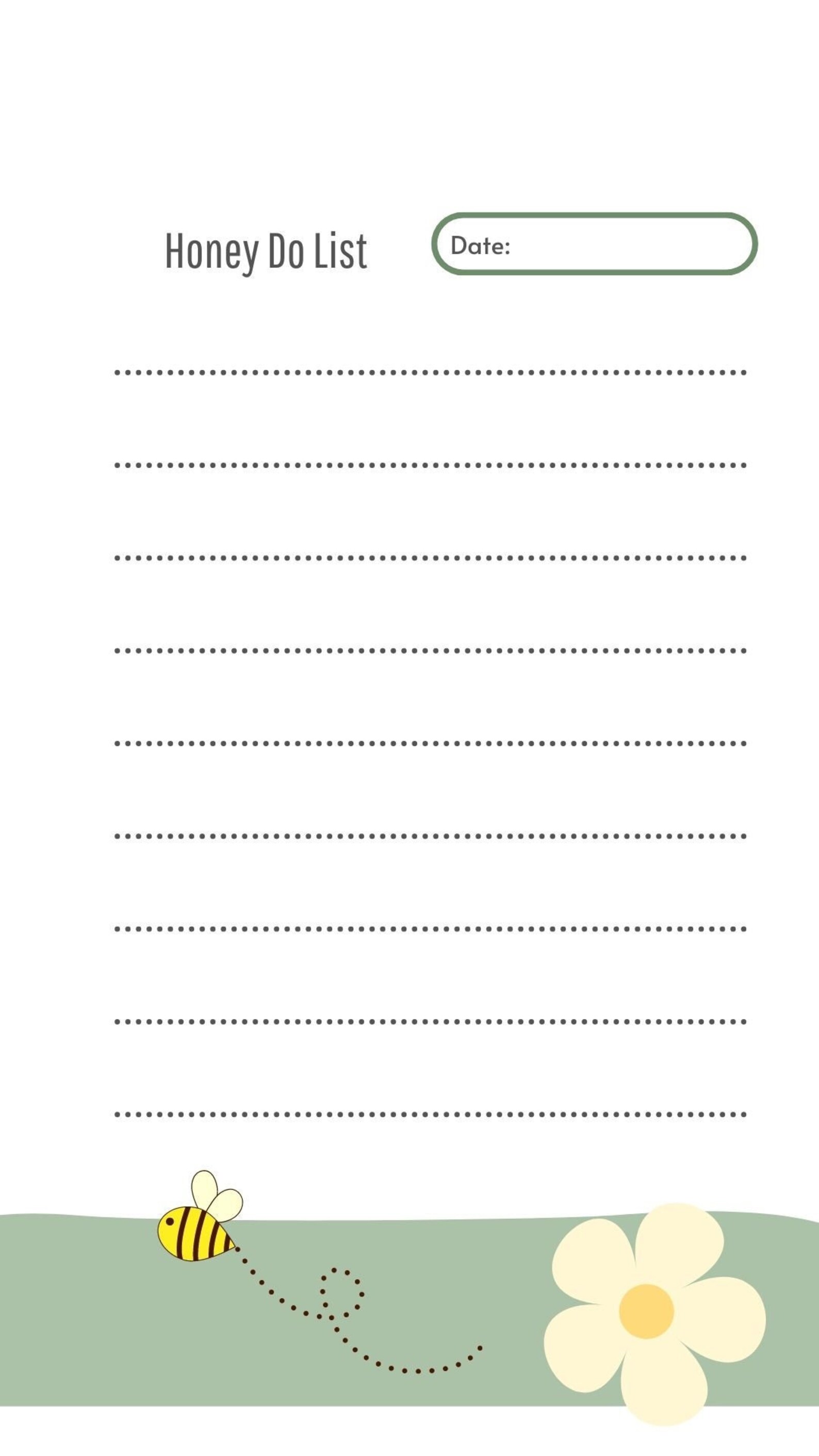 Honey-do List- Bee - Etsy