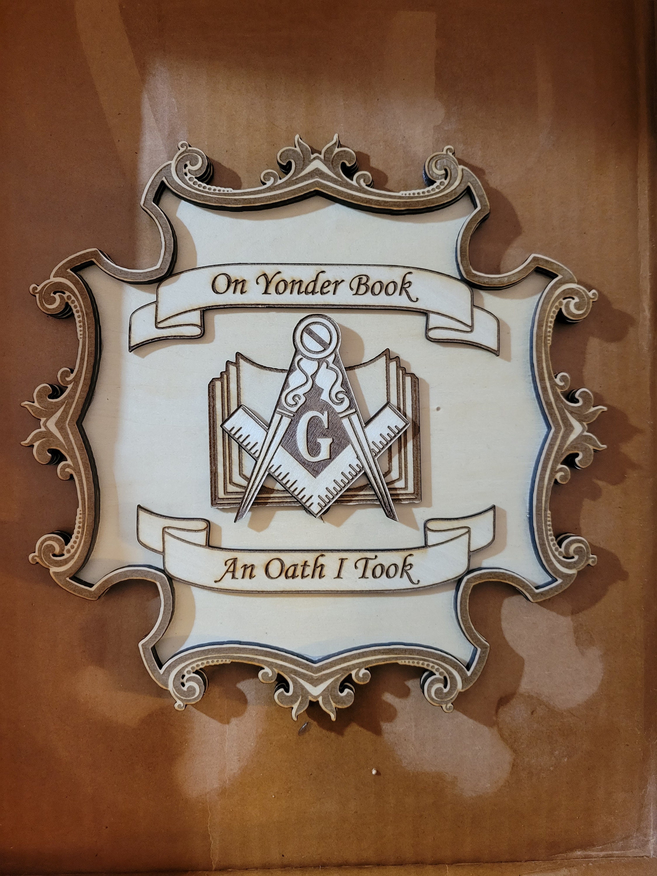 Masonic Plaque Laser Cut File XCS - Etsy