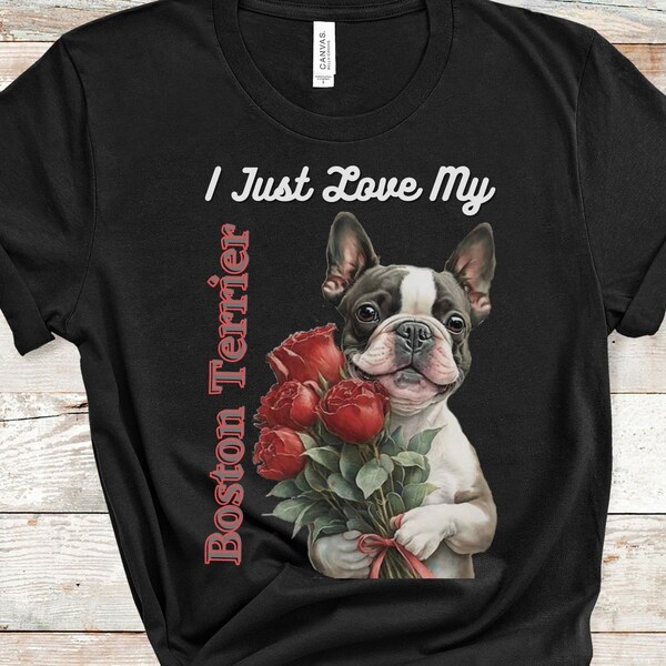 Boston Terrier Shirt - Etsy