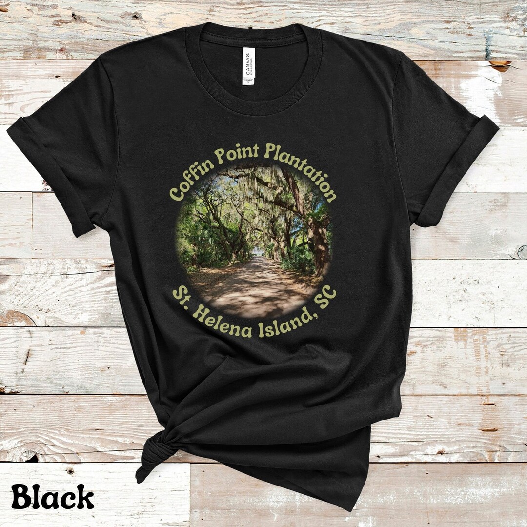 Coffin Point Plantation T-shirt, South Carolina Shirt, Avenue of Oaks ...