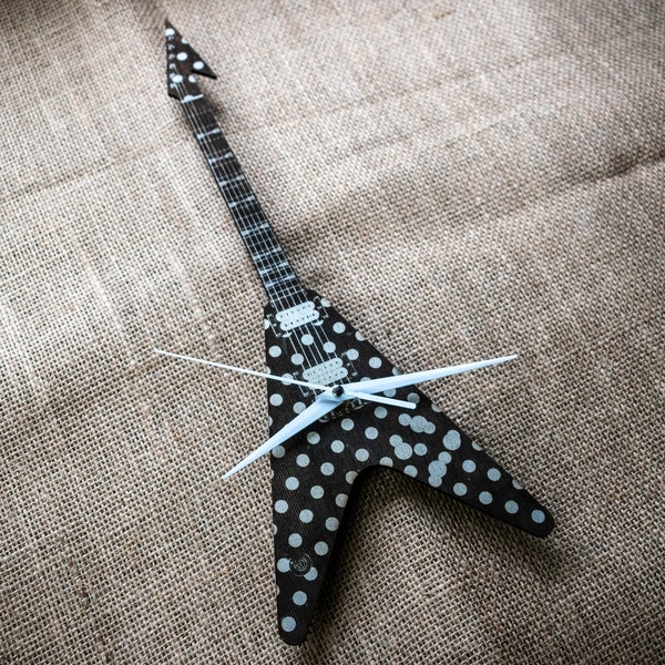 Polka Dot Clock - Etsy