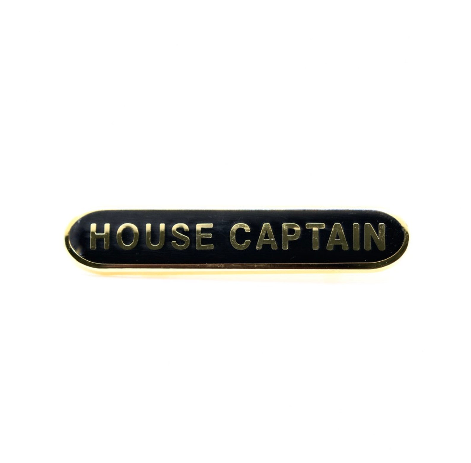 House Captain Bar Badges Packs of 4, School Badges, Metal Bar Badges ...