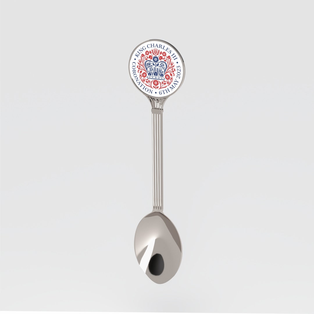 King Charles III Commemorative Spoon With Presentation Box, Collectable ...