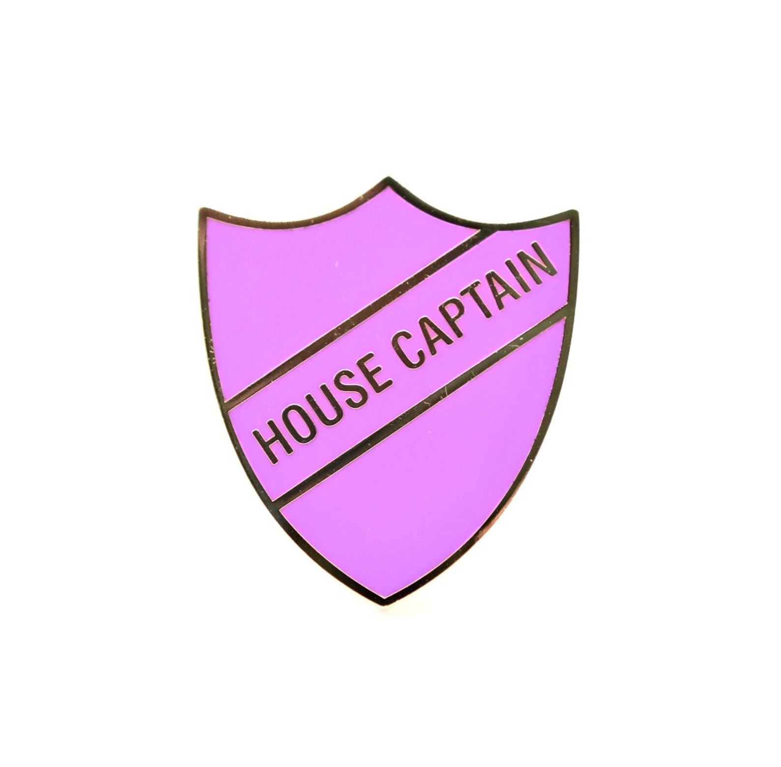 House Captain Shield Badges Packs of 4, School Badges, Metal Shield ...