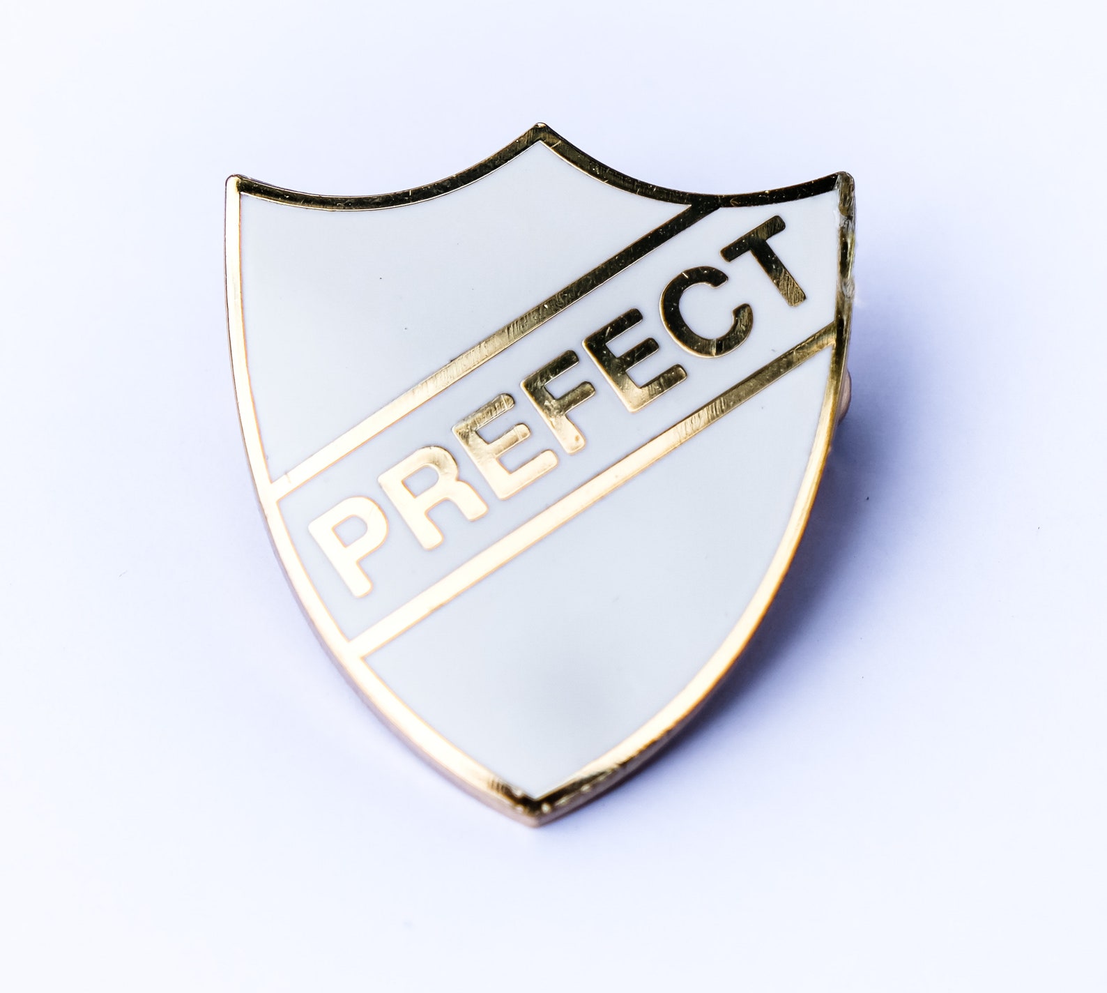Prefect Shield Badges Packs of 4, School Badges, Metal Shield Badges ...