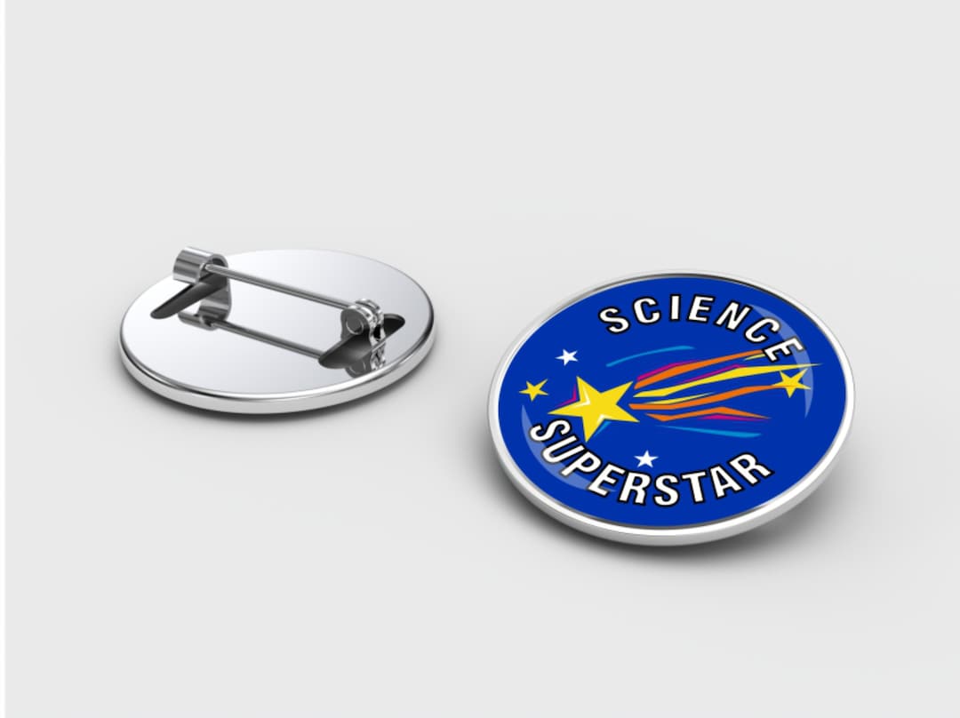 Pack of 6 Science School Badges, Quality Science Badge, Science Star ...
