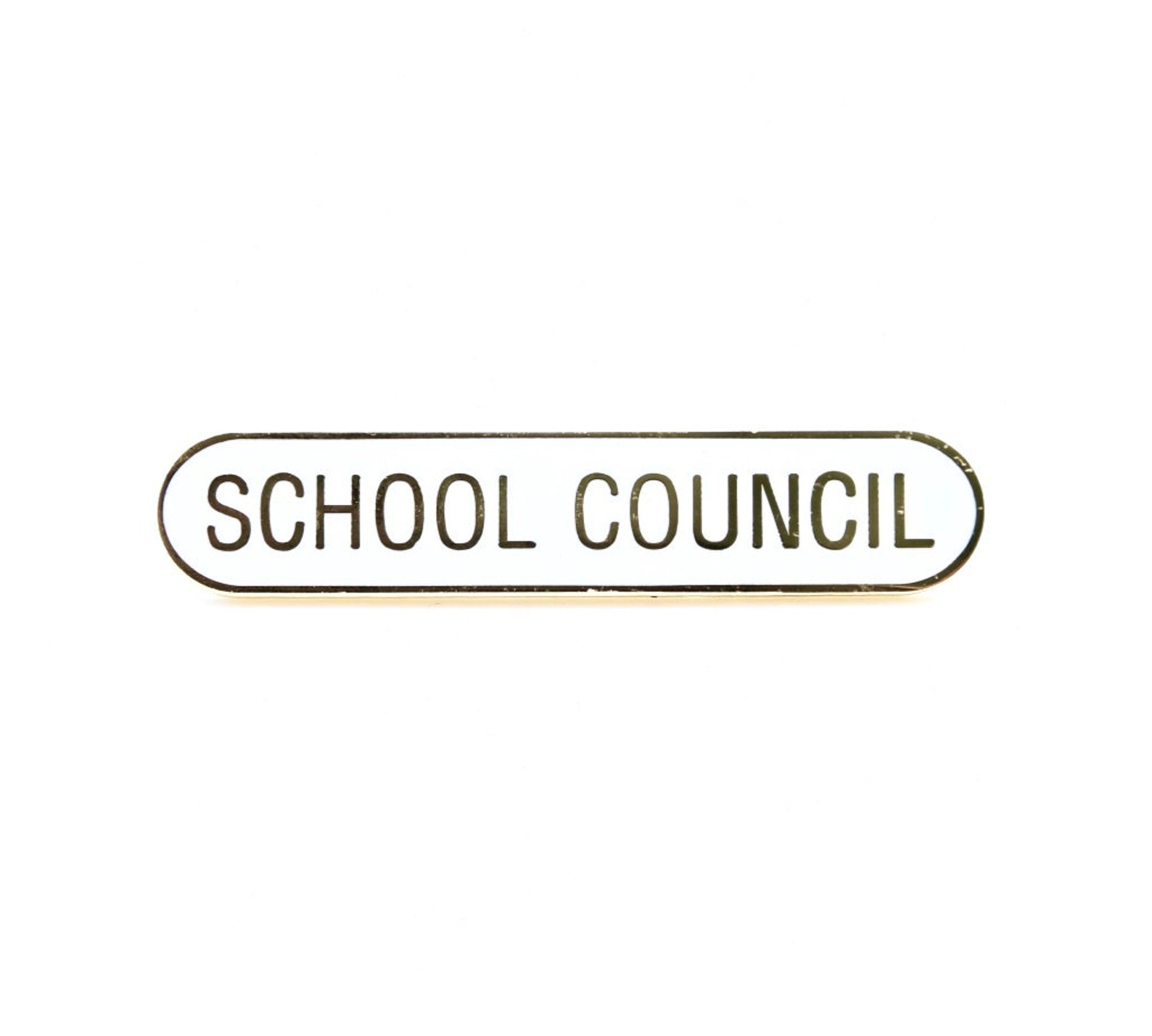 School Council Bar Badges Packs of 4, School Badges, Metal Bar Badges ...