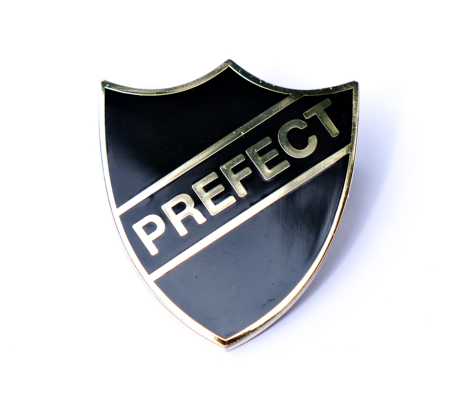 Prefect Shield Badges Packs of 4, School Badges, Metal Shield Badges ...
