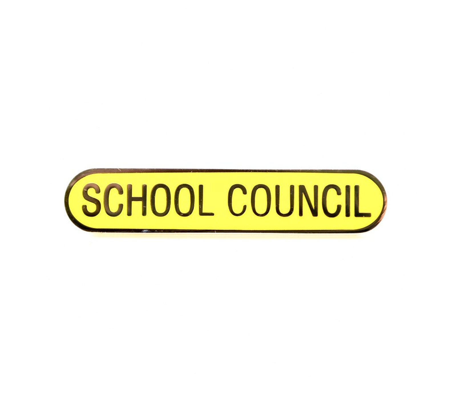 School Council Bar Badges Packs of 4, School Badges, Metal Bar Badges ...