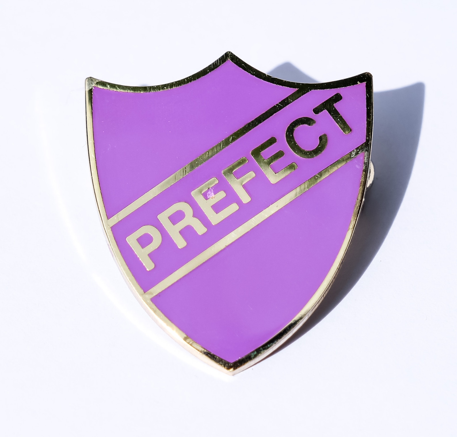Prefect Shield Badges Packs of 4, School Badges, Metal Shield Badges ...