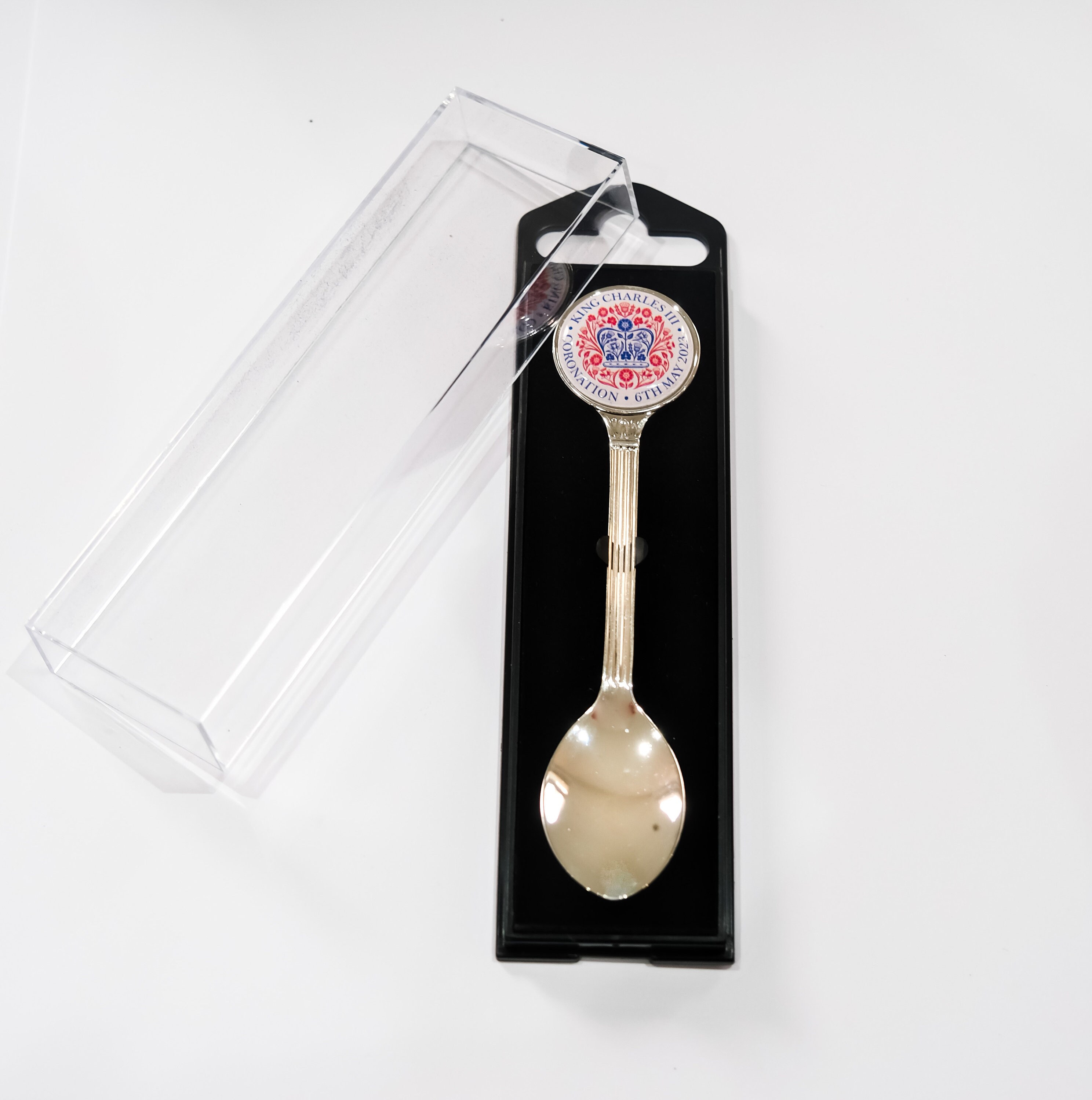King Charles III Commemorative Spoon With Presentation Box, Collectable ...