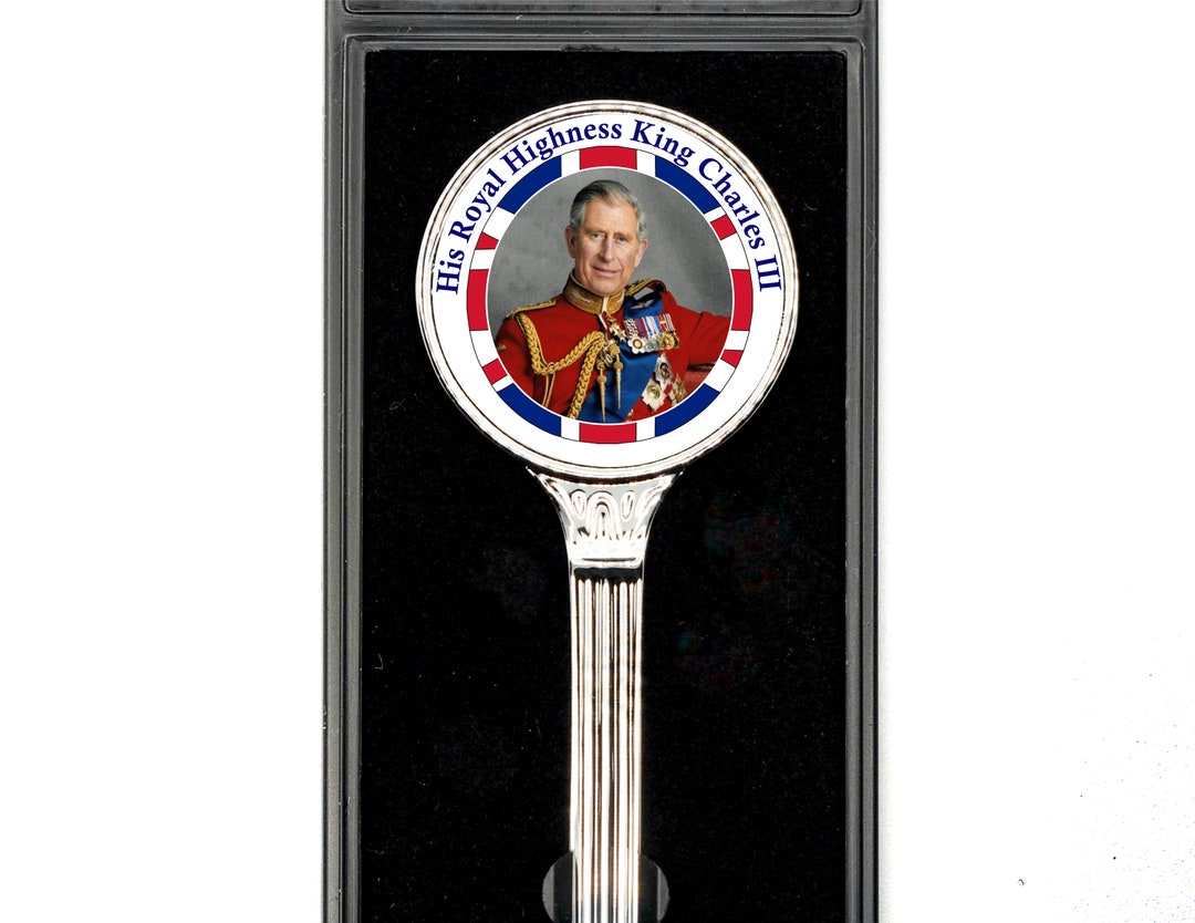 King Charles III Commemorative Spoon With Presentation Box, Collectable ...