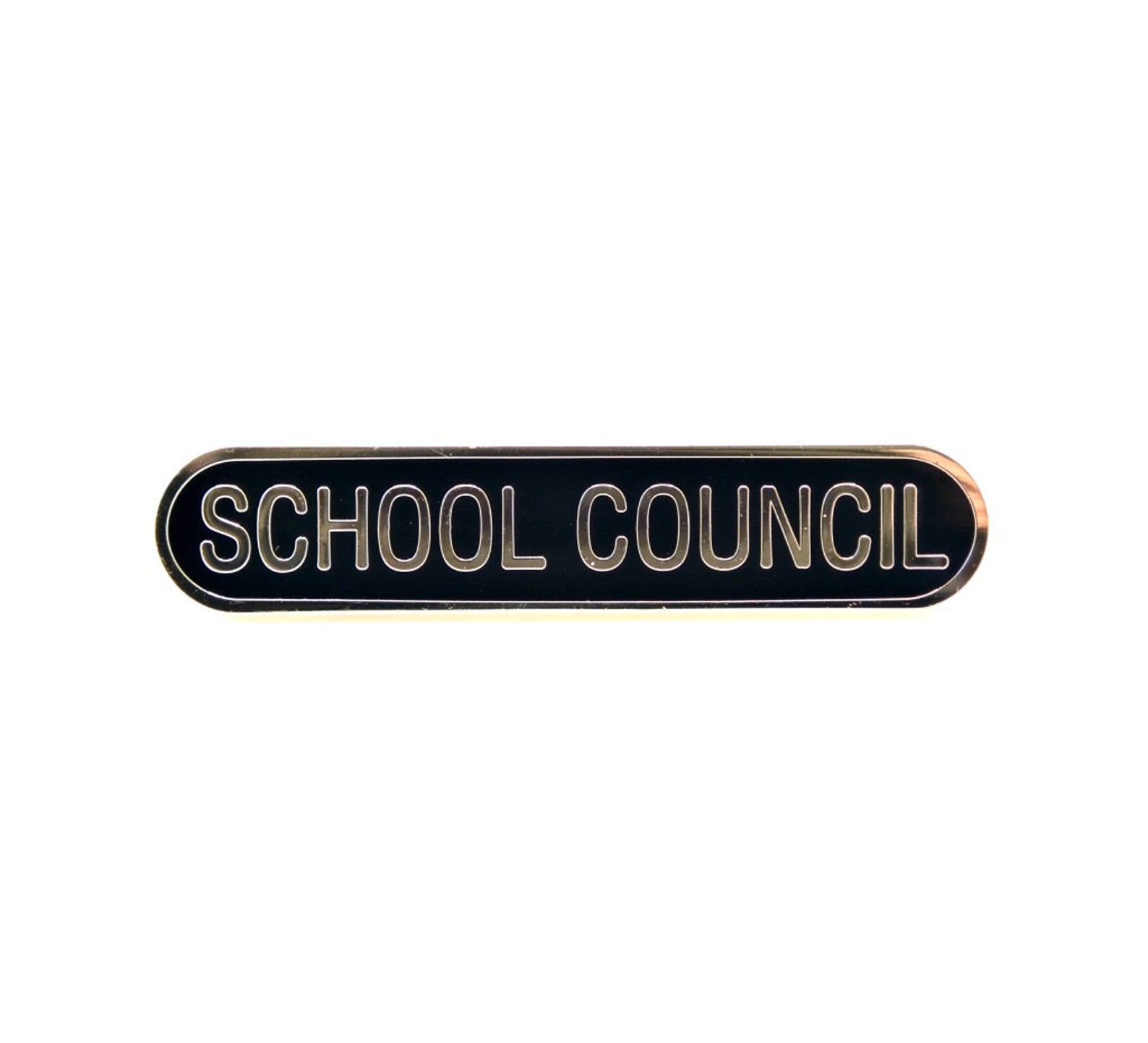 School Council Bar Badges Packs of 4, School Badges, Metal Bar Badges ...