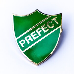 Prefect Shield Badges Packs of 4, School Badges, Metal Shield Badges ...