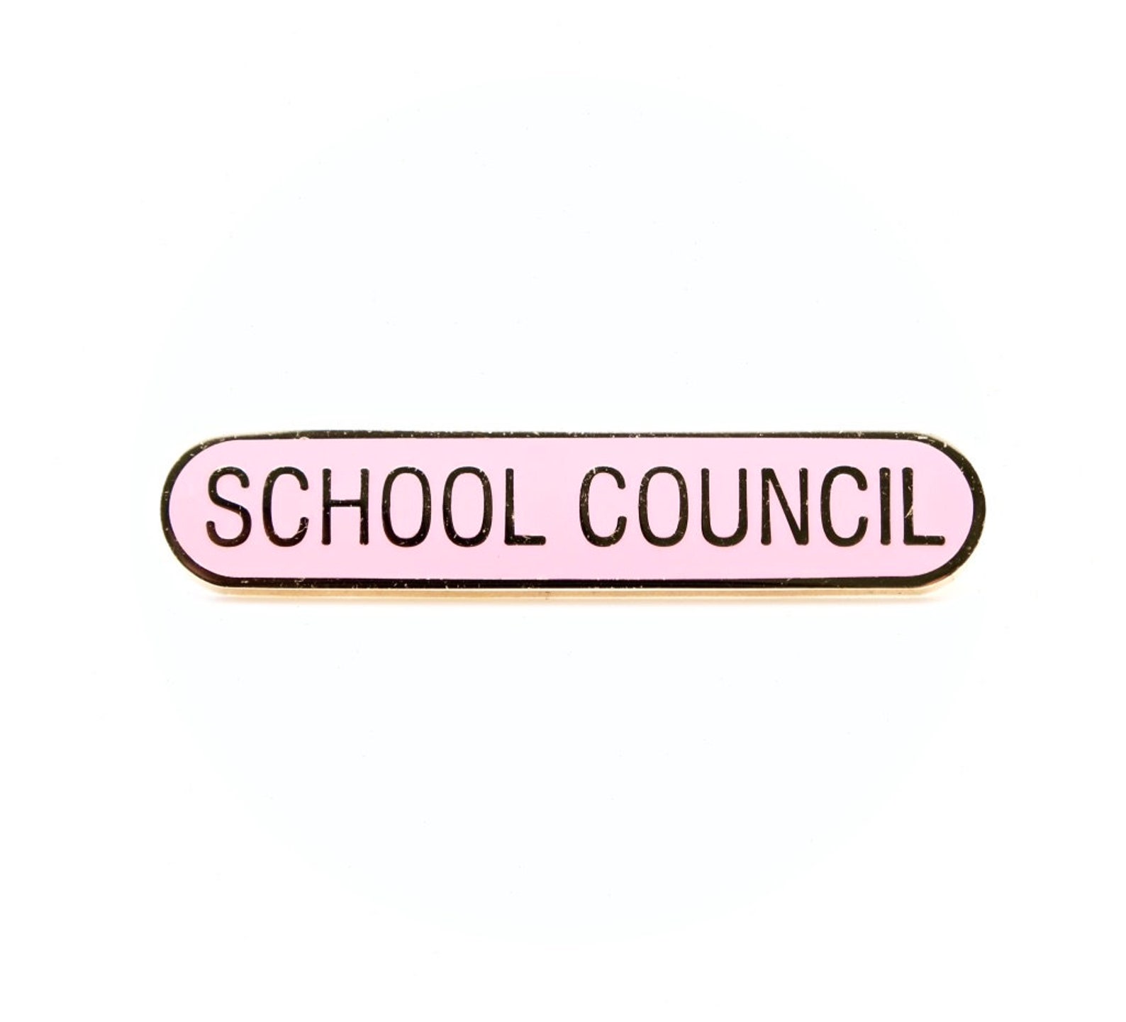 School Council Bar Badges Packs of 4, School Badges, Metal Bar Badges ...
