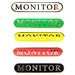 School Monitor Bar Badges Packs of 4, School Badges, Metal Bar Badges ...