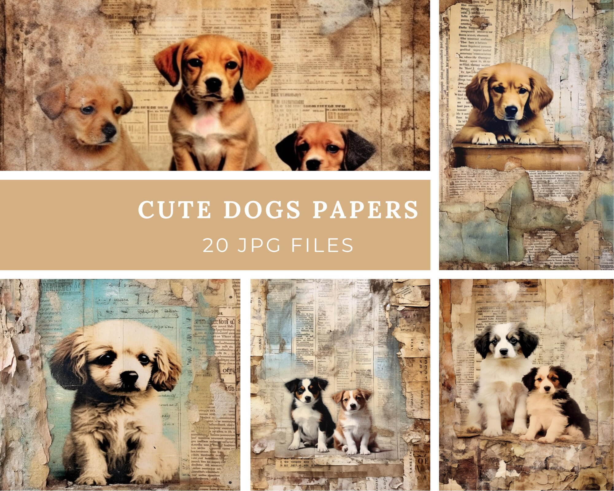 Junk Journal, Dog, Memory, Pet, My Doggie, Grief, Loss, Memorial, Puppy ...