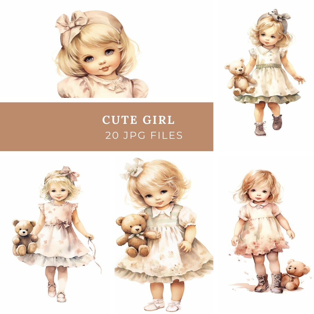 Little Girl Journal, Vintage Baby Girl, Cottage Girl, Cute Cottage ...