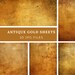 Gold Digital Paper Scrapbook Paper Gold Foil Digital Paper - Etsy