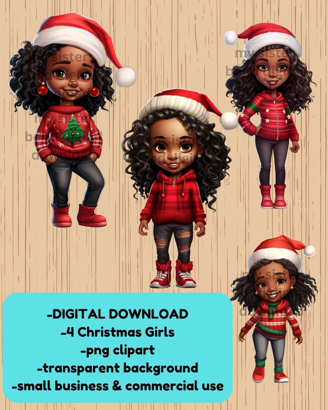 Black Girl Christmas, Christmas Kids, Black Santa, African American ...