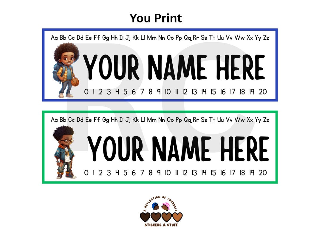 Name Tag, Kids Desk Aide, Learning Alphabet, Abcs and 123s, School Desk ...
