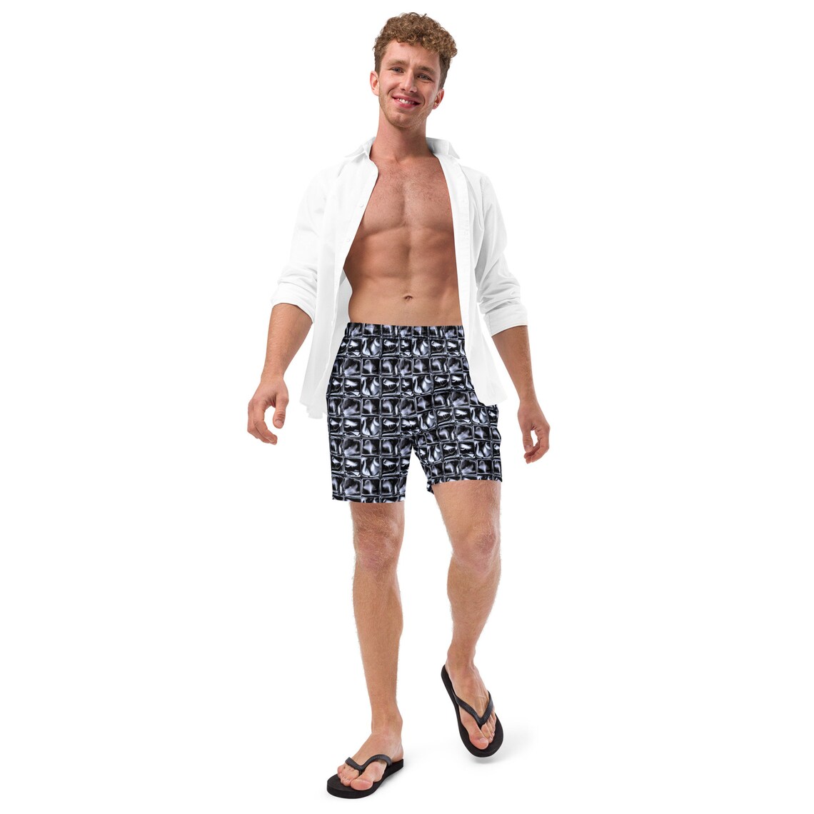 Smooth as Ice Men's Swim Trunks - Etsy