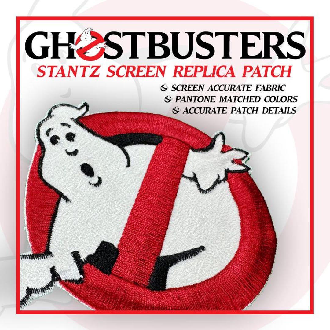 Ghostbusters Stantz Patch, Screen Accurate Replica, Ghostbusters Logo ...