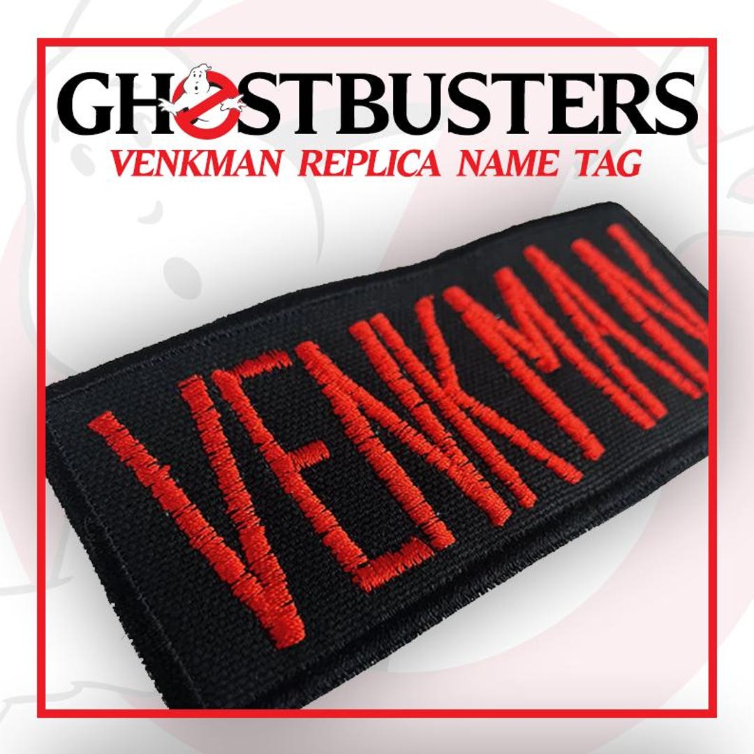 Ghostbusters Venkman Name Tag Patch – Screen Accurate Replica ...