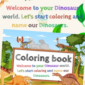 20 Dinosaur Coloring Pages- Super Fun Coloring Pages for Children ...