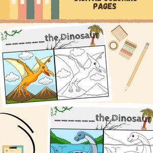 20 Dinosaur Coloring Pages- Super Fun Coloring Pages for Children ...