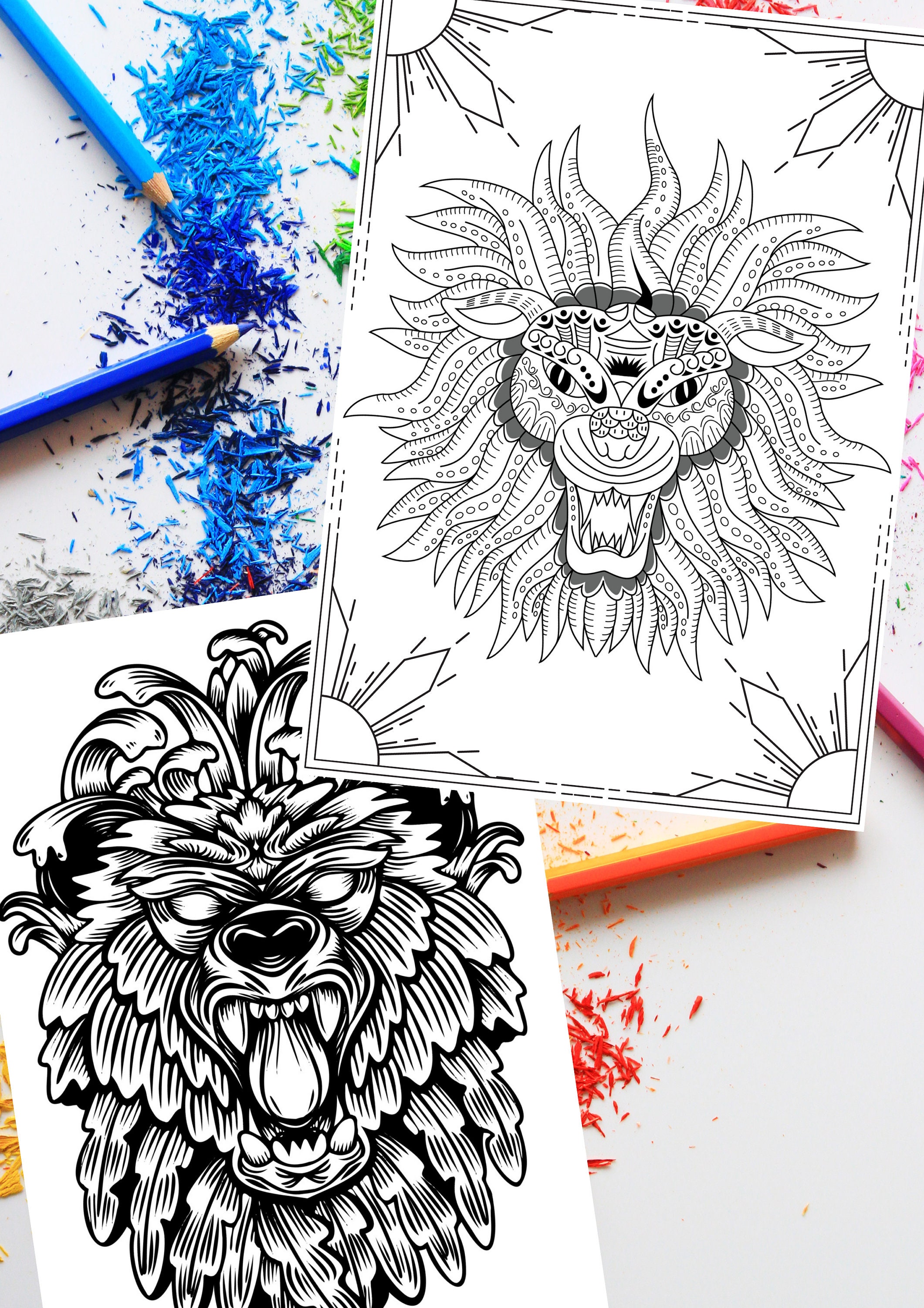 Coloring Pages. Anti-stress Colouring Page- Coloring Pages, Kids, Teens ...