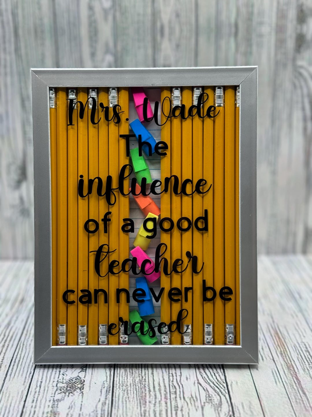 Personalized Pencil Frame for Teachers Influence of a Good Teacher ...