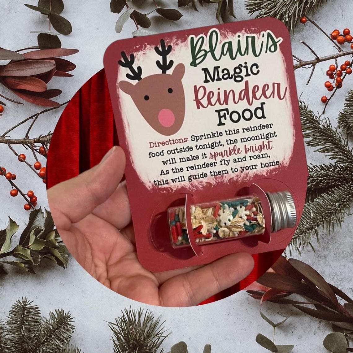 Magic Reindeer Food | Christmas Eve Gift | Reindeer Food | Christmas ...