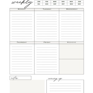 Motivational Weekly Planner - Etsy