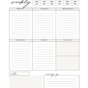 Motivational Weekly Planner - Etsy